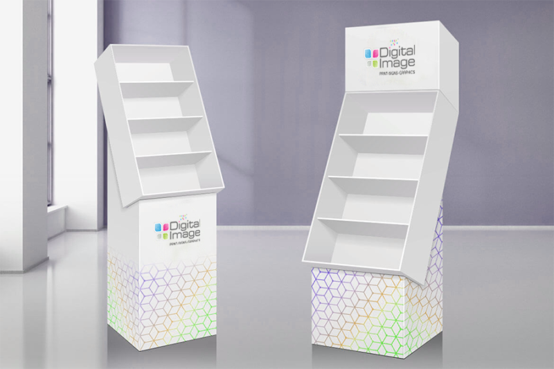 Présentoir produits - Imprimerie Offset & Signalétique